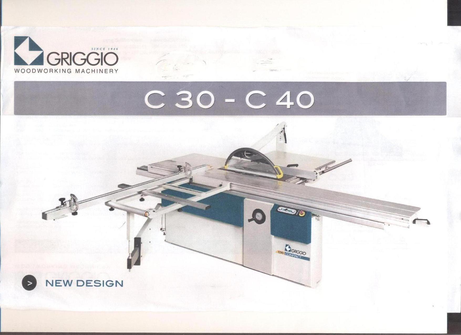 Esquadrejadora 3200mm C30 GRIGGIO NOVA €4500 (por Retorno - Lombimaq)