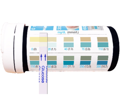 Glucoflex-R Visual Blood Glucose Test Strips (by Reliable Diagnostic ...
