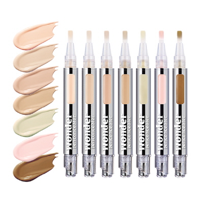 7 types of Wonder pen concealers (by aida cosmetic)