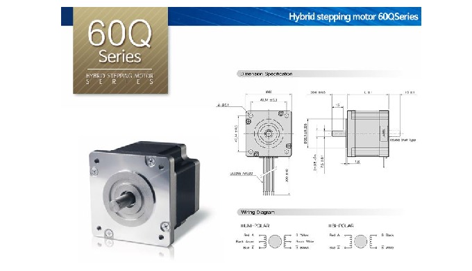 Hybrid stepping motor_60Q Series l gearhead hybrid stepping motor (by ...