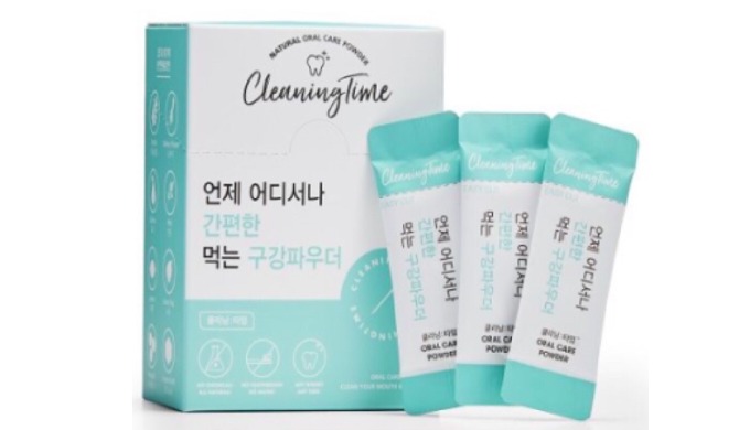 CLEANING TIME oral care powder – Edible Mouthwash Powder, All Natural ...