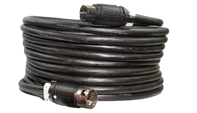 Walther Electric Industrial Cable Assembly Twist-Lock Generator Power ...