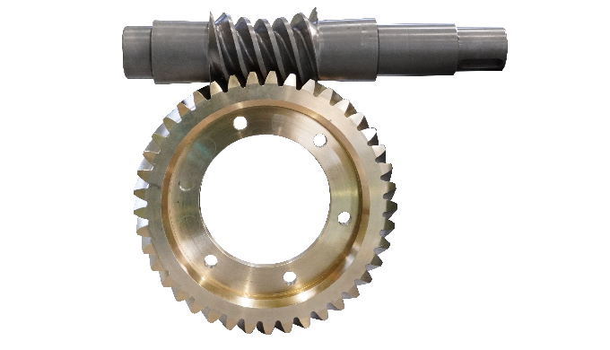 Double enveloping worm gear (by KHAN WORKHOLDING CO., LTD.)